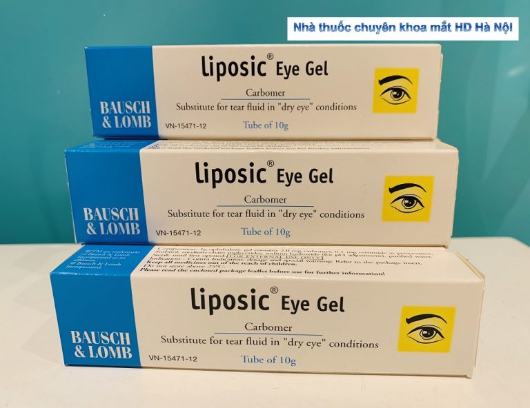 Liposic Gel 0.2 % – Thuốc giảm khô mắt dạng gel duy nhất còn sót lại ở ...