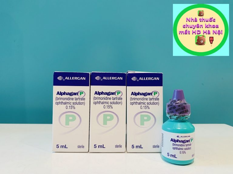 Alphagan P 0.15% 5ml - Ireland - Nhà thuốc chuyên khoa mắt HD Hà Nội