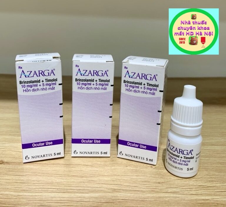 Azarga 5ml - Bỉ - Nhà thuốc chuyên khoa mắt HD Hà Nội