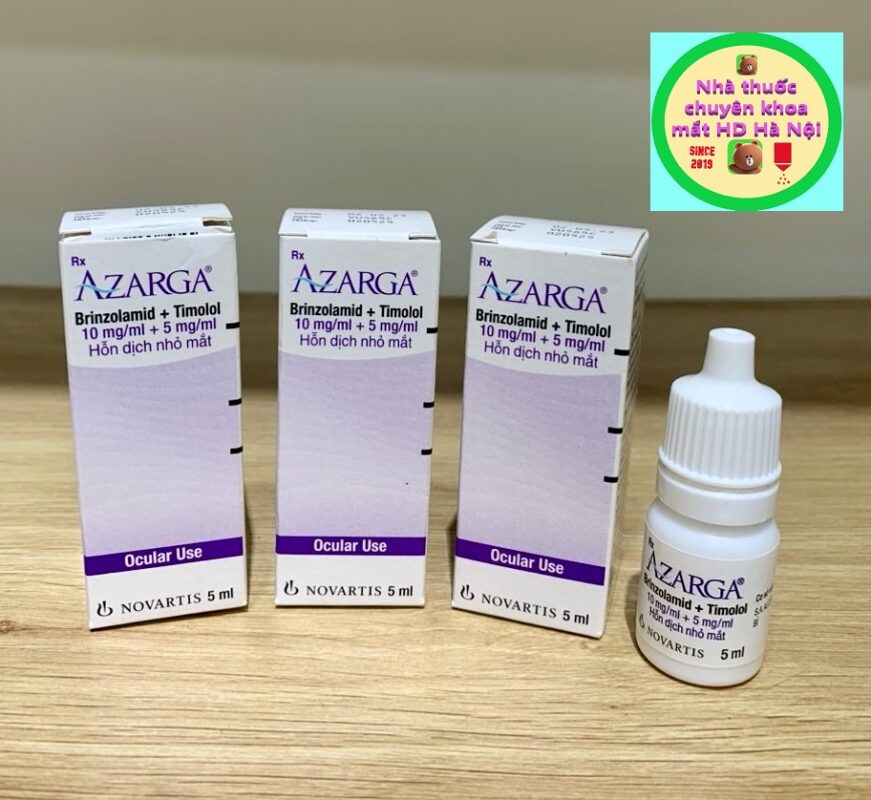 Azarga 5ml - Bỉ - Nhà thuốc chuyên khoa mắt HD Hà Nội