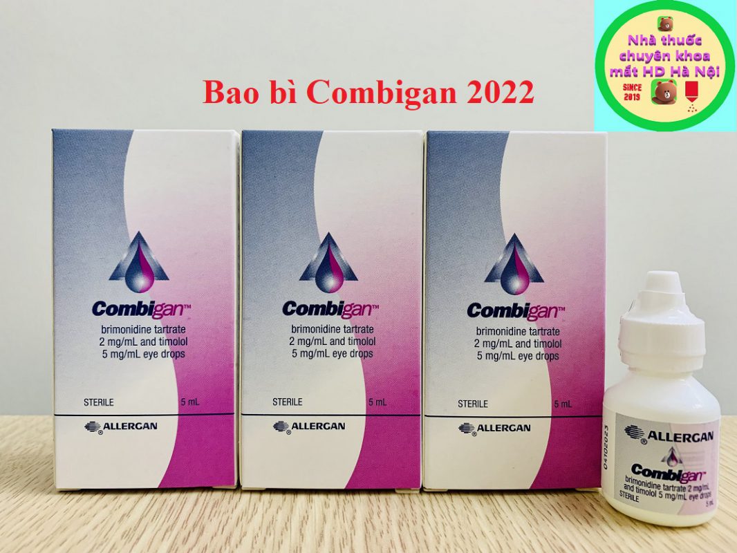 Combigan 5ml - Ireland - Nhà thuốc chuyên khoa mắt HD Hà Nội