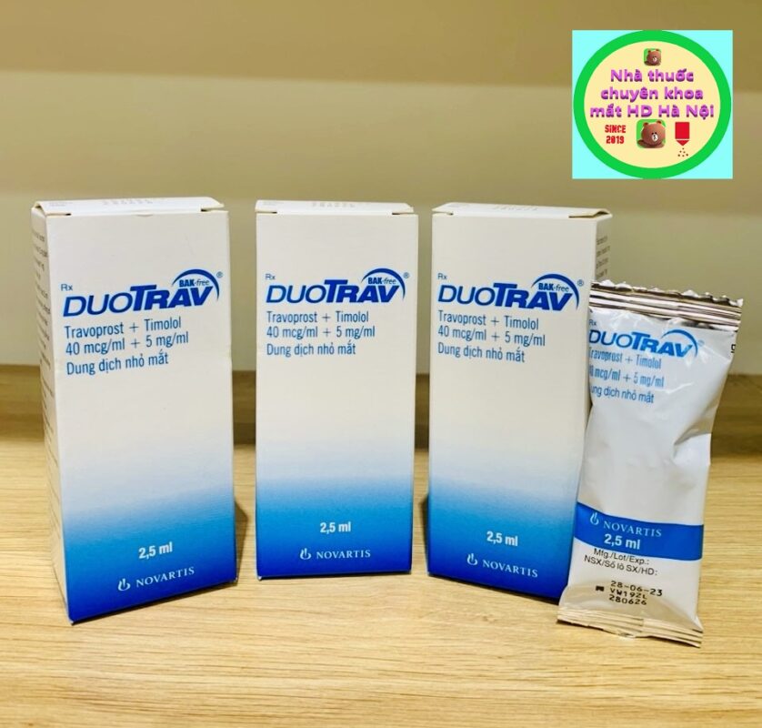 Duotrav 2.5ml - Bỉ - Nhà thuốc chuyên khoa mắt HD Hà Nội