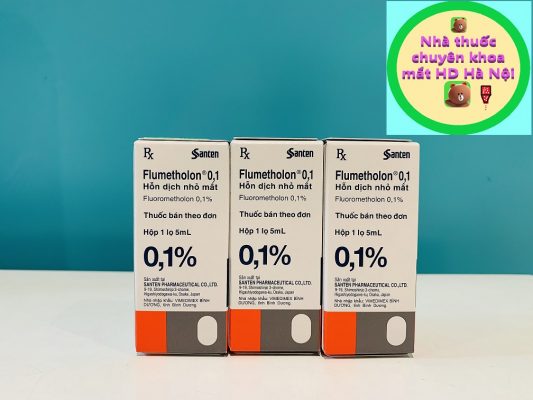 Flumetholon 0.1% 5ml - Nhật - Nhà thuốc chuyên khoa mắt HD Hà Nội