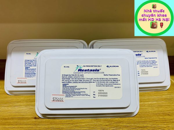 Restasis 0.05% - Mỹ - Nhà thuốc chuyên khoa mắt HD Hà Nội