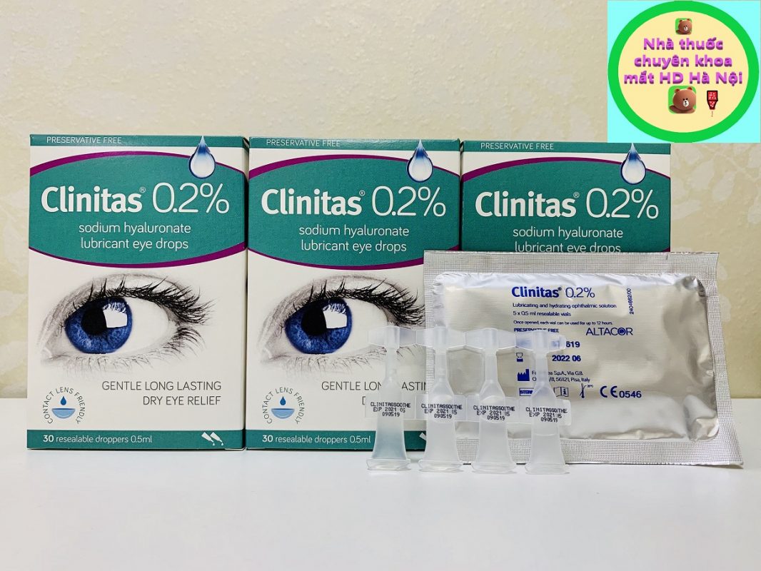 Clinitas 0.2% -Ý - Nhà thuốc chuyên khoa mắt HD Hà Nội