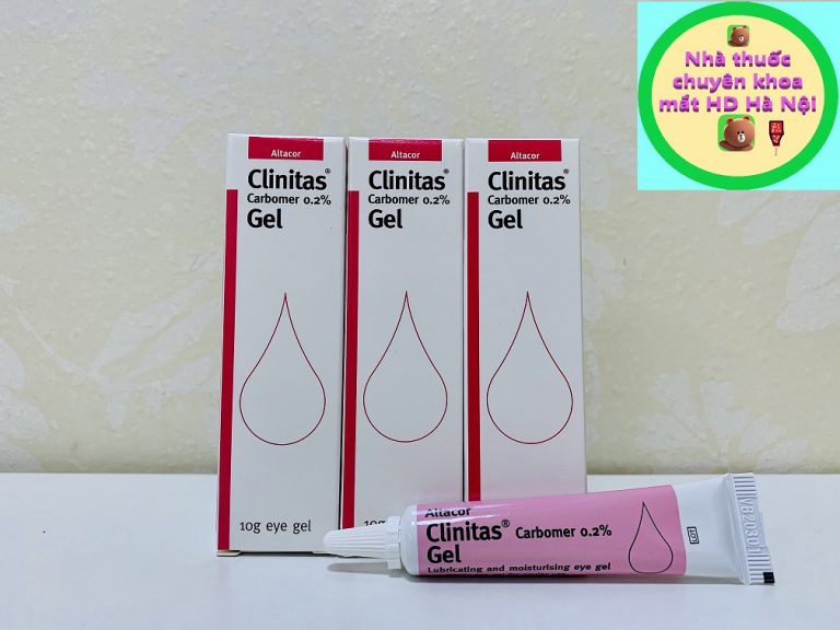 Clinitas GEL 0.2% 10g - Anh - Nhà thuốc chuyên khoa mắt HD Hà Nội