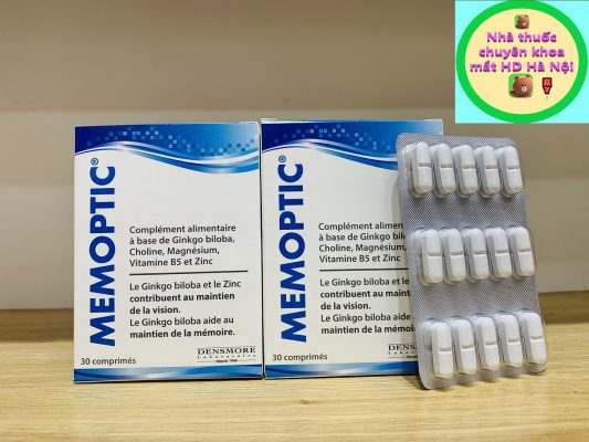 Memoptic 30 viên - Pháp - Nhà thuốc chuyên khoa mắt HD Hà Nội