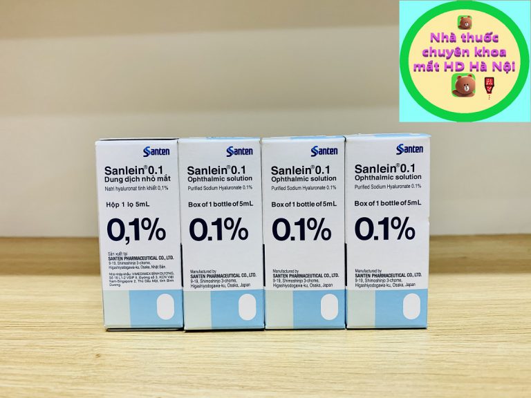 Sanlein 0.1 % 5ml - Nhật - Nhà thuốc chuyên khoa mắt HD Hà Nội