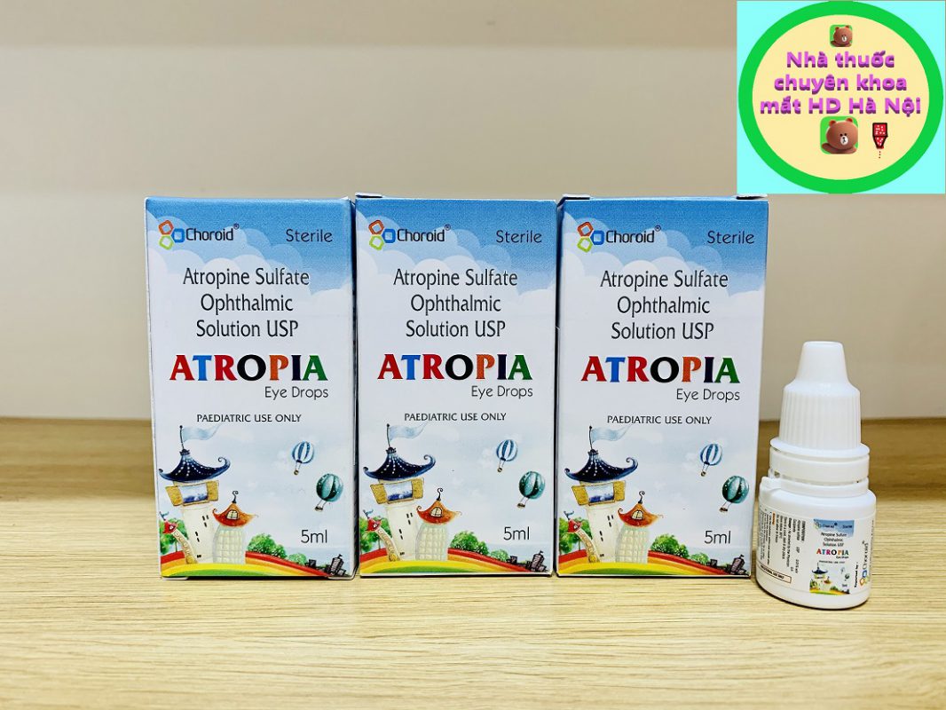 ATROPIA 0.01 % 5ml - Ấn Độ - Nhà thuốc chuyên khoa mắt HD Hà Nội