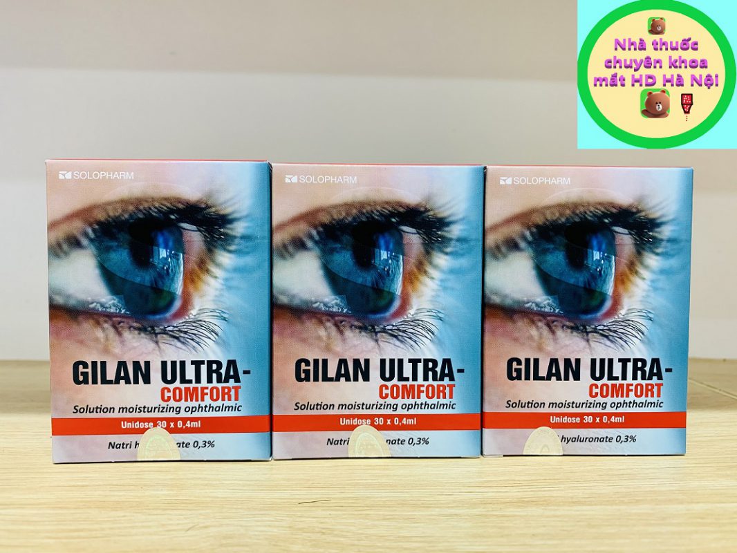Gilan ULTRA Comfort 0.3% 0.4ml - Nhà thuốc chuyên khoa mắt HD Hà Nội