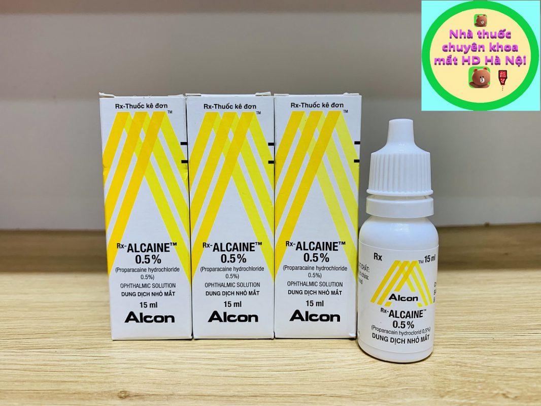 Alcaine 0.5% 15ml - Bỉ - Nhà thuốc chuyên khoa mắt HD Hà Nội