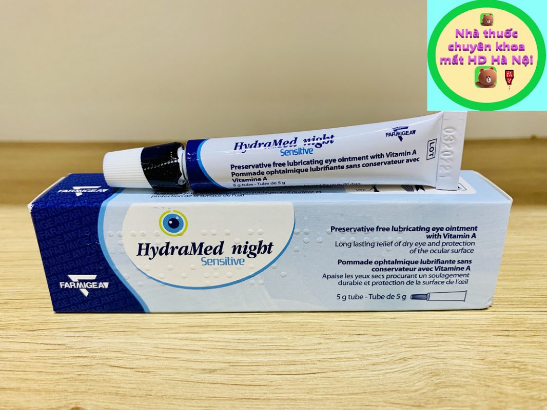 HydraMed Night Sensitive 5g - Ý - Nhà thuốc chuyên khoa mắt HD Hà Nội