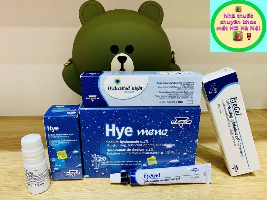 Hye và Hye Mono 0.4% , EyeGel và HydraMed Night Sensitive – Combo điều ...